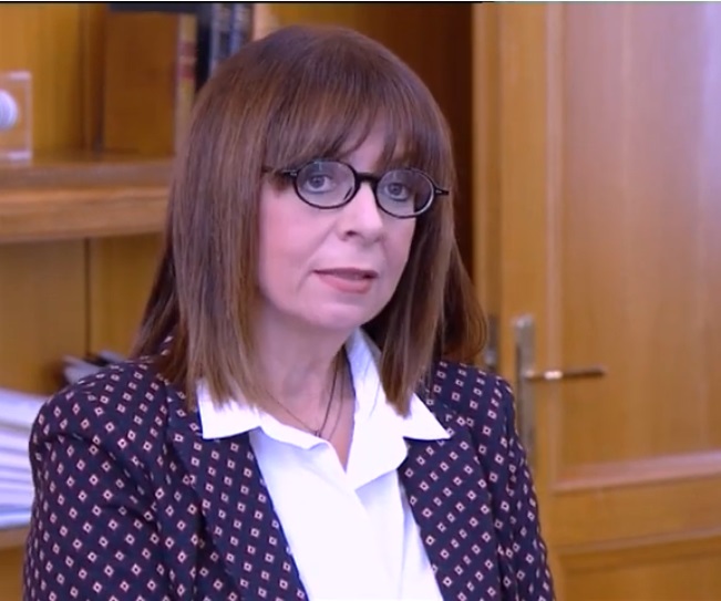 Katerína Sakellaropoúlou, présidente de la Grèce - Les Nouvelles News